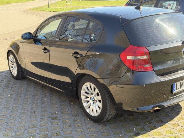 Black BMW 120 2007 in Panevezys, with an engine capacity of 2.00 L and mileage of 330 thousand km for 2500 €, photo 6 on AUTOMOTO.COM.LV