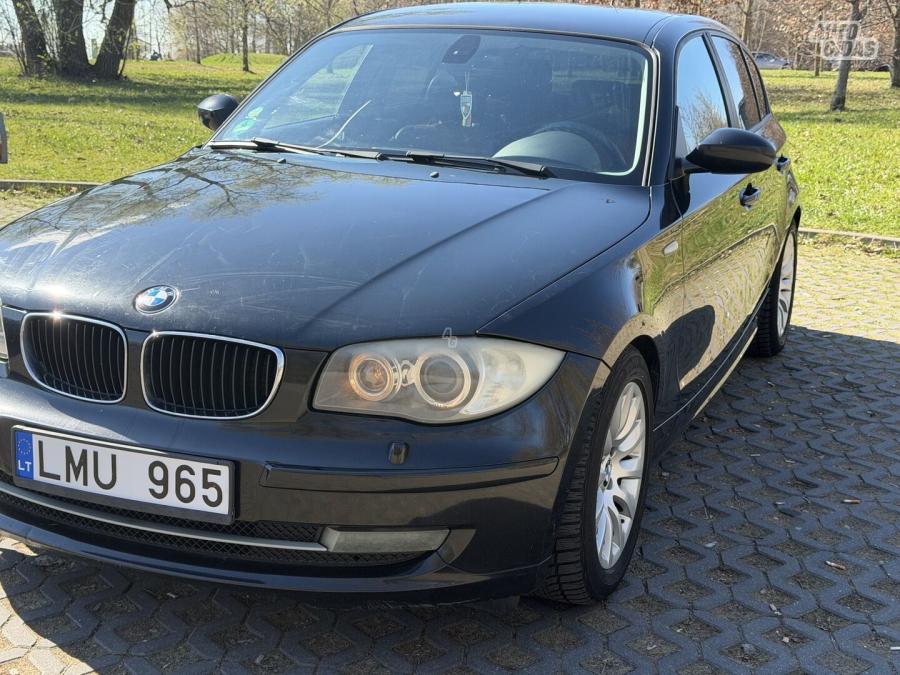 Black BMW 120 2007 in Panevezys, with an engine capacity of 2.00 L and mileage of 330 thousand km for 2500 €, photo 15 on AUTOMOTO.COM.LV