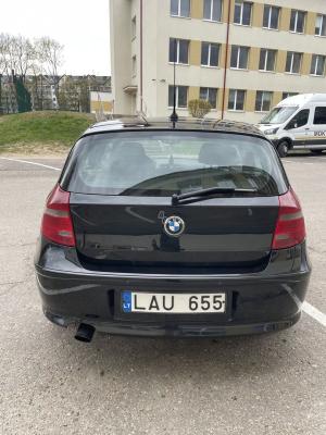 Black BMW 120 2007 in Alytus, with an engine capacity of 2.00 L and mileage of 300 thousand km for 2300 €, photo 8 on AUTOMOTO.COM.LV