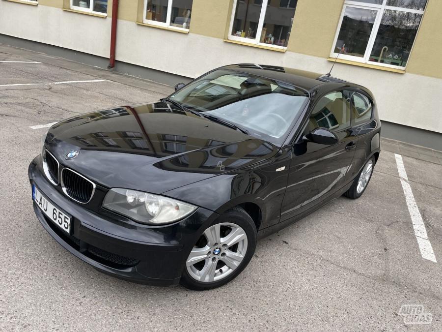 Black BMW 120 2007 in Alytus, with an engine capacity of 2.00 L and mileage of 300 thousand km for 2300 €, photo 12 on AUTOMOTO.COM.LV