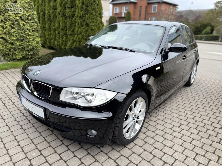 Black BMW 120 2007 in Kaunas, with an engine capacity of 2.00 L and mileage of 189 thousand km for 4500 €, photo 1 on AUTOMOTO.COM.LV