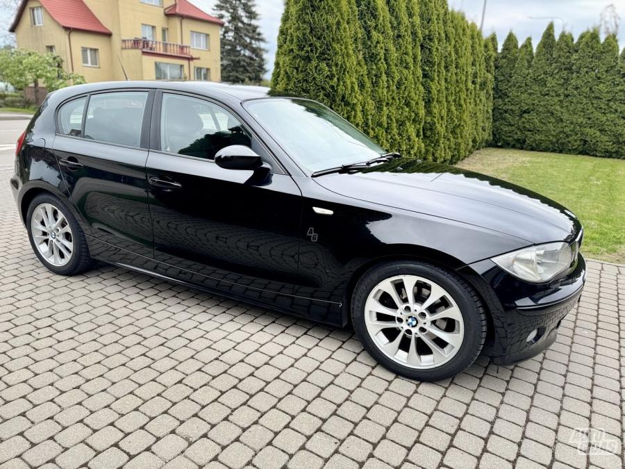 Black BMW 120 2007 in Kaunas, with an engine capacity of 2.00 L and mileage of 189 thousand km for 4500 €, photo 6 on AUTOMOTO.COM.LV