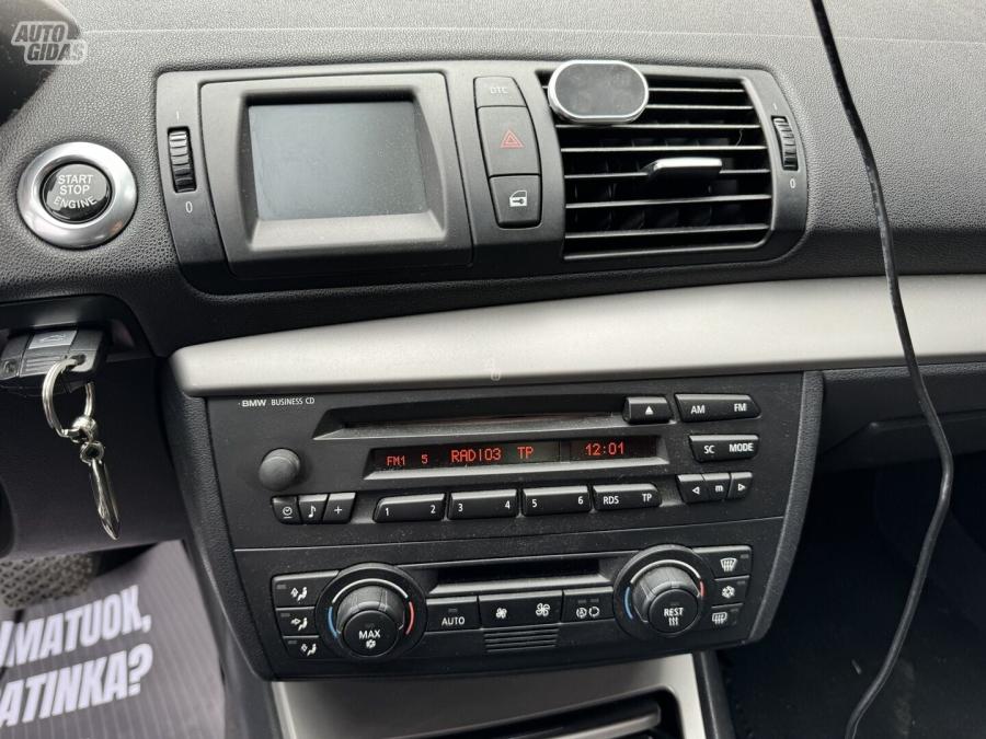 Black BMW 120 2007 in Kaunas, with an engine capacity of 2.00 L and mileage of 189 thousand km for 4500 €, photo 21 on AUTOMOTO.COM.LV