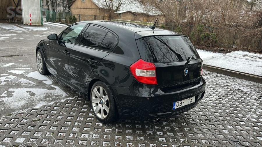 Melns BMW 120 2007 Rīga, ar dzinēja tilpumu 2.00 L un nobraukumu 325 tūkst. km par 4300 €, foto 13 vietnē AUTOMOTO.COM.LV