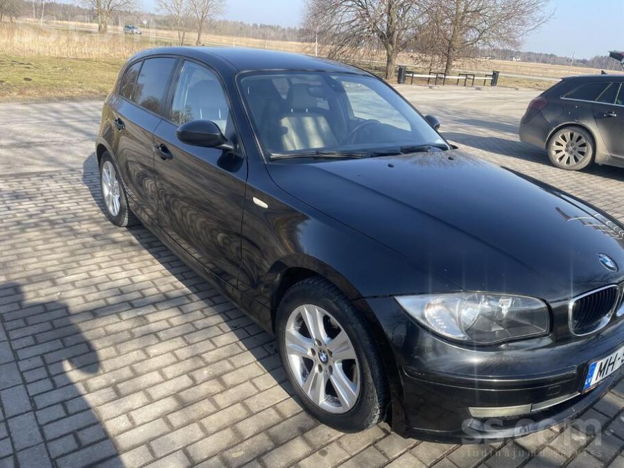 Melns BMW 120 2007 Liepāja, ar dzinēja tilpumu 2.00 L un nobraukumu 0 tūkst. km par 4000 €, foto 1 vietnē AUTOMOTO.COM.LV