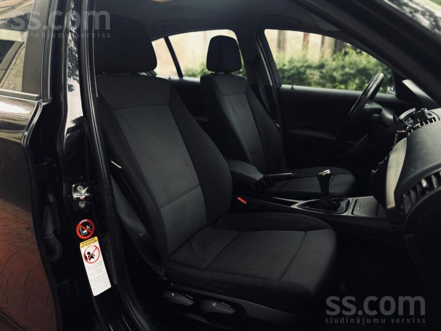 Melns BMW 120 2007 Cēsis, ar dzinēja tilpumu 2.00 L un nobraukumu 0 tūkst. km par 1590 €, foto 12 vietnē AUTOMOTO.COM.LV