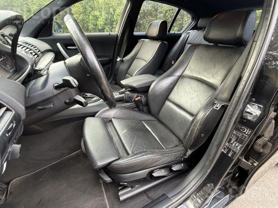 Black BMW 120 2007 in Ogre, with an engine capacity of 2.00 L and mileage of 235 thousand km for 2950 €, photo 16 on AUTOMOTO.COM.LV