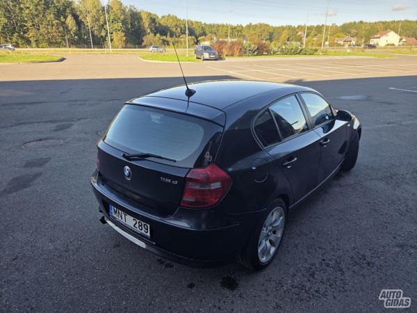 Black BMW 120 2007 in Kaunas, with an engine capacity of 2.00 L and mileage of 300 thousand km for 1749 €, photo 7 on AUTOMOTO.COM.LV