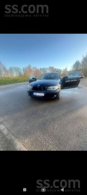 Black BMW 120 2008 in Riga, with an engine capacity of 2.00 L and mileage of 191 thousand km for 4200 €, photo  on AUTOMOTO.COM.LV