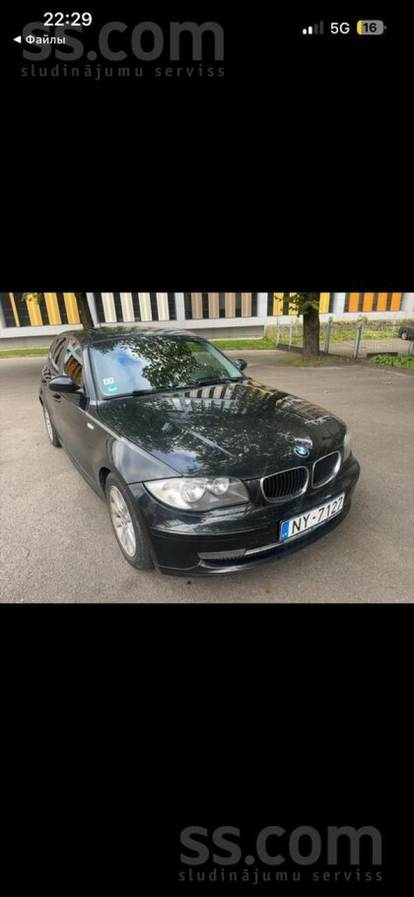 Melns BMW 120 2008 Rīga, ar dzinēja tilpumu 2.00 L un nobraukumu 370 tūkst. km par 2500 €, foto 1 vietnē AUTOMOTO.COM.LV