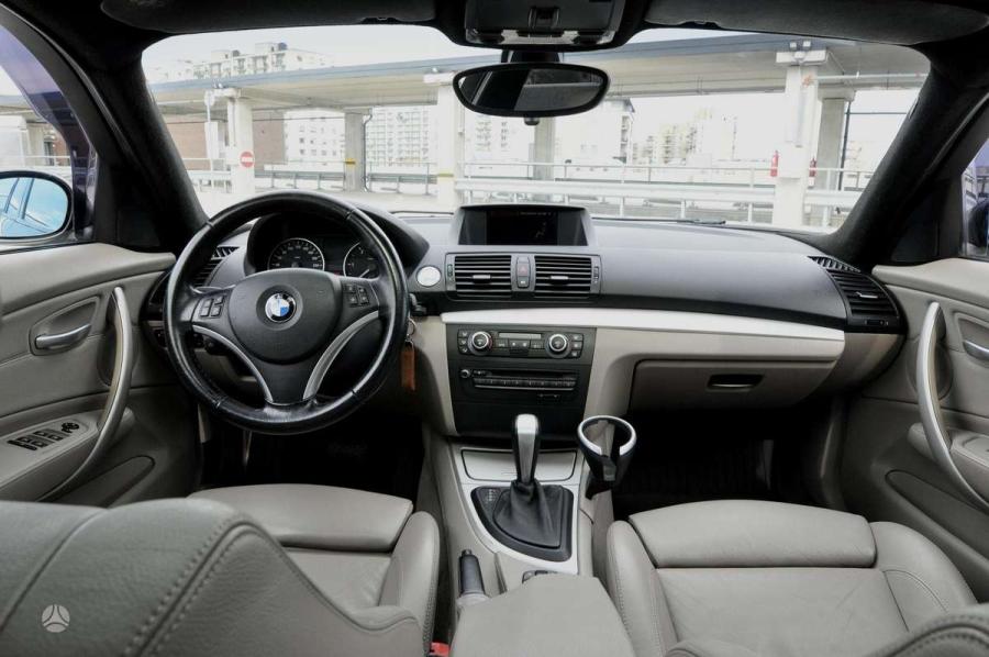 Black BMW 120 2008 in Vilnius, with an engine capacity of 2.00 L and mileage of 184 thousand km for 4490 €, photo 13 on AUTOMOTO.COM.LV