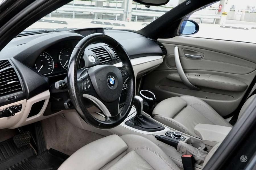 Black BMW 120 2008 in Vilnius, with an engine capacity of 2.00 L and mileage of 184 thousand km for 4490 €, photo 14 on AUTOMOTO.COM.LV