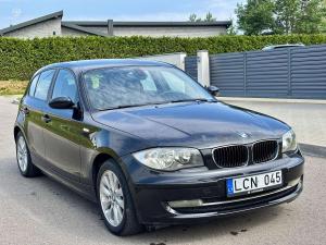 Black BMW 120 2008 in Vilnius, with an engine capacity of 2.00 L and mileage of 320 thousand km for 2500 €, photo 10 on AUTOMOTO.COM.LV