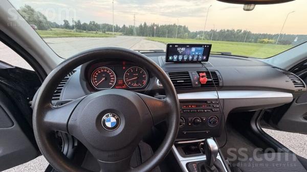 Black BMW 120 2008 in Ogre, with an engine capacity of 2.00 L and mileage of 247 thousand km for 4500 €, photo 8 on AUTOMOTO.COM.LV