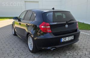Black BMW 120 2008 in Riga, with an engine capacity of 2.00 L and mileage of 254 thousand km for 4995 €, photo 6 on AUTOMOTO.COM.LV