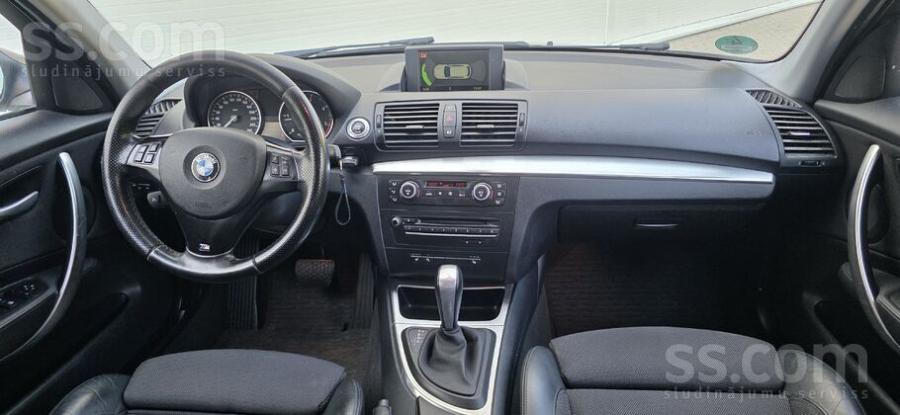 Black BMW 120 2008 in Riga, with an engine capacity of 2.00 L and mileage of 254 thousand km for 4995 €, photo 11 on AUTOMOTO.COM.LV
