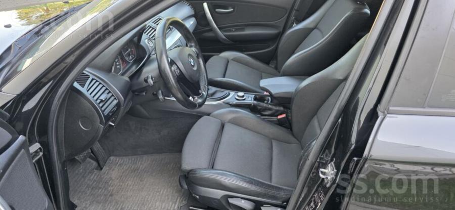 Black BMW 120 2008 in Riga, with an engine capacity of 2.00 L and mileage of 254 thousand km for 4995 €, photo 14 on AUTOMOTO.COM.LV