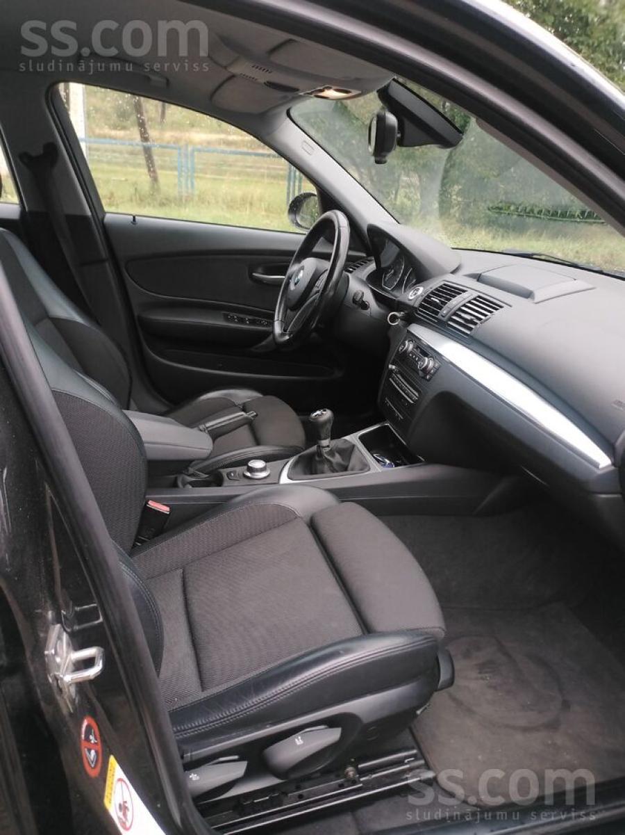 Melns BMW 120 2008 Rīga, ar dzinēja tilpumu 2.00 L un nobraukumu 293 tūkst. km par 4200 €, foto 6 vietnē AUTOMOTO.COM.LV