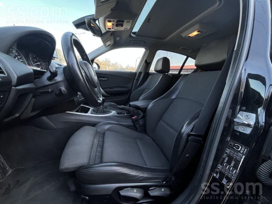 Black BMW 120 2009 in Riga, with an engine capacity of 2.00 L and mileage of 0 thousand km for 4490 €, photo 14 on AUTOMOTO.COM.LV