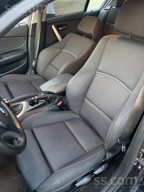 Black BMW 120 2009 in Bauska, with an engine capacity of 2.00 L and mileage of 290 thousand km for 3800 €, photo 6 on AUTOMOTO.COM.LV