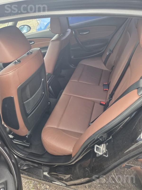 Melns BMW 120 2009 Bauska, ar dzinēja tilpumu 2.00 L un nobraukumu 272 tūkst. km par 5490 €, foto 7 vietnē AUTOMOTO.COM.LV