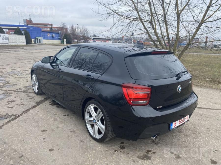 Black BMW 120 2012 in Riga, with an engine capacity of 2.00 L and mileage of 0 thousand km for 8999 €, photo 8 on AUTOMOTO.COM.LV