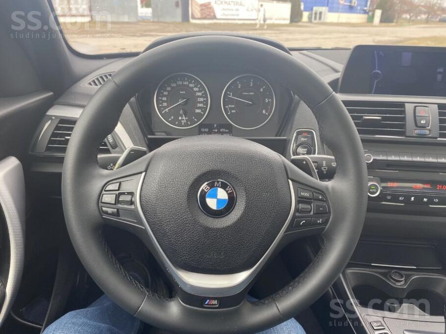 Black BMW 120 2012 in Riga, with an engine capacity of 2.00 L and mileage of 0 thousand km for 8999 €, photo 16 on AUTOMOTO.COM.LV