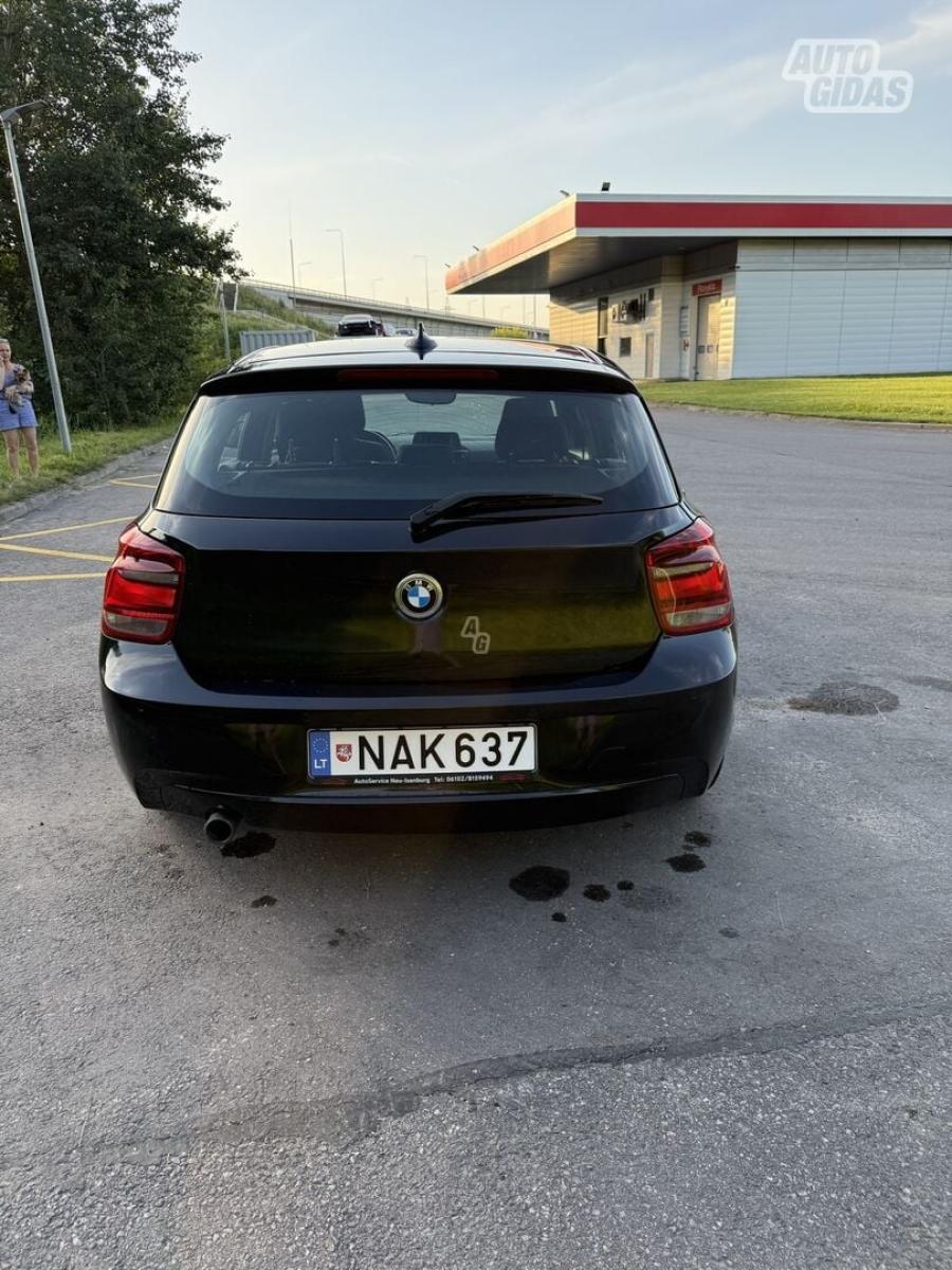 Melns BMW 120 2012 Kauņa, ar dzinēja tilpumu 2.00 L un nobraukumu 260 tūkst. km par 4900 €, foto 6 vietnē AUTOMOTO.COM.LV