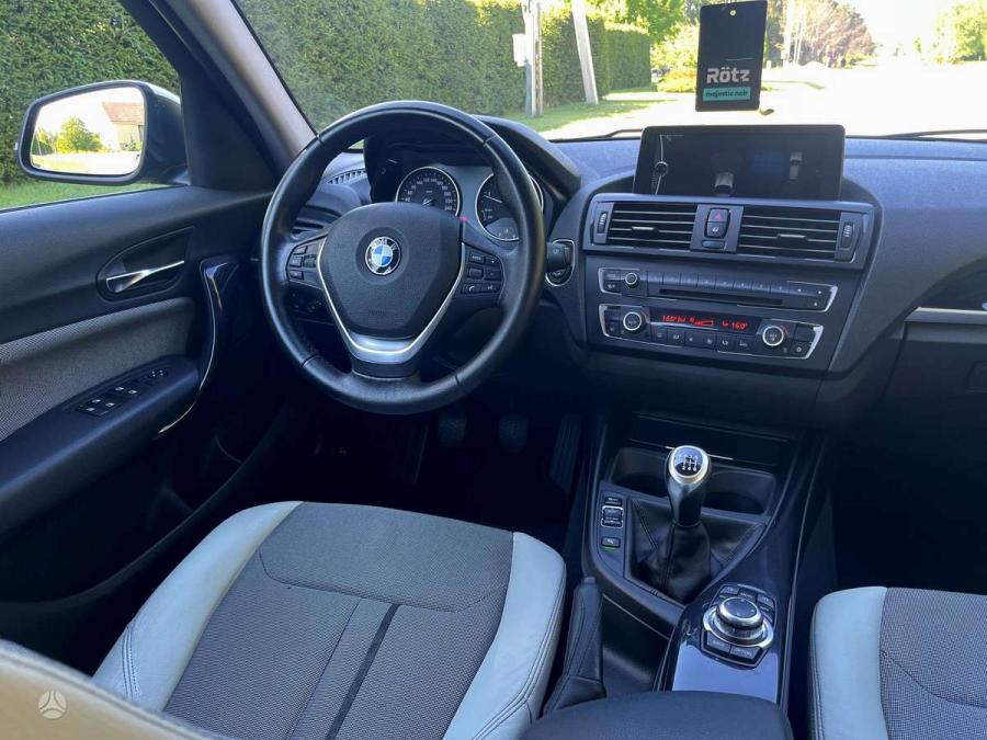 Black BMW 120 2012 in Taurage, with an engine capacity of 2.00 L and mileage of 228 thousand km for 5850 €, photo 13 on AUTOMOTO.COM.LV