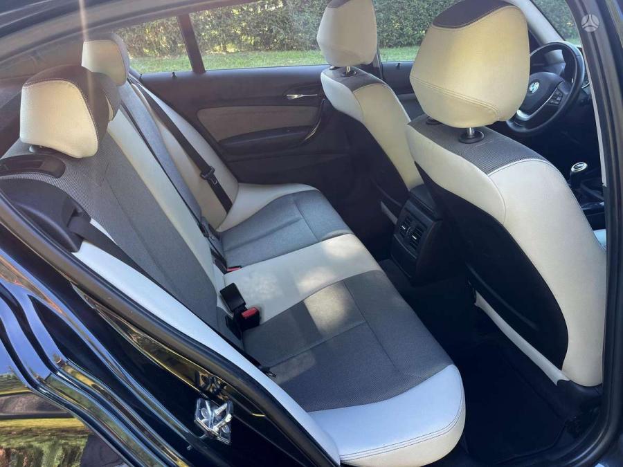 Black BMW 120 2012 in Taurage, with an engine capacity of 2.00 L and mileage of 228 thousand km for 5850 €, photo 15 on AUTOMOTO.COM.LV