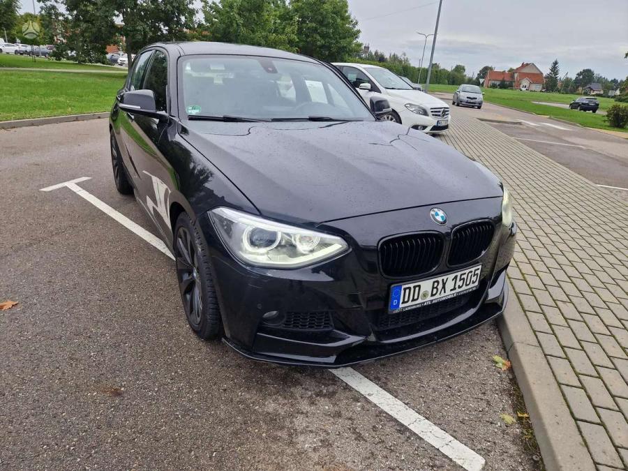 Melns BMW 120 2012 Kauņa, ar dzinēja tilpumu 2.00 L un nobraukumu 306 tūkst. km par 7250 €, foto 4 vietnē AUTOMOTO.COM.LV