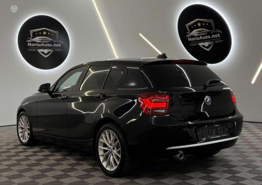 Black BMW 120 2012 in Marijampole, with an engine capacity of 2.00 L and mileage of 192 thousand km for 6900 €, photo 29 on AUTOMOTO.COM.LV