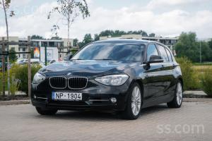Black BMW 120 2012 in Riga, with an engine capacity of 2.00 L and mileage of 268 thousand km for 6690 €, photo 5 on AUTOMOTO.COM.LV