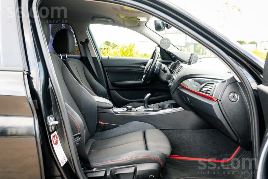 Black BMW 120 2012 in Riga, with an engine capacity of 2.00 L and mileage of 268 thousand km for 6690 €, photo 20 on AUTOMOTO.COM.LV