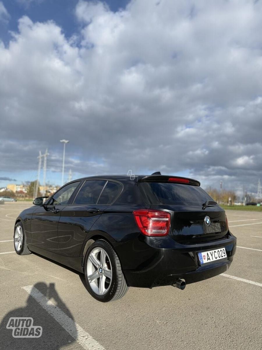 Black BMW 120 2013 in Siauliai, with an engine capacity of 2.00 L and mileage of 163 thousand km for 3999 €, photo 7 on AUTOMOTO.COM.LV