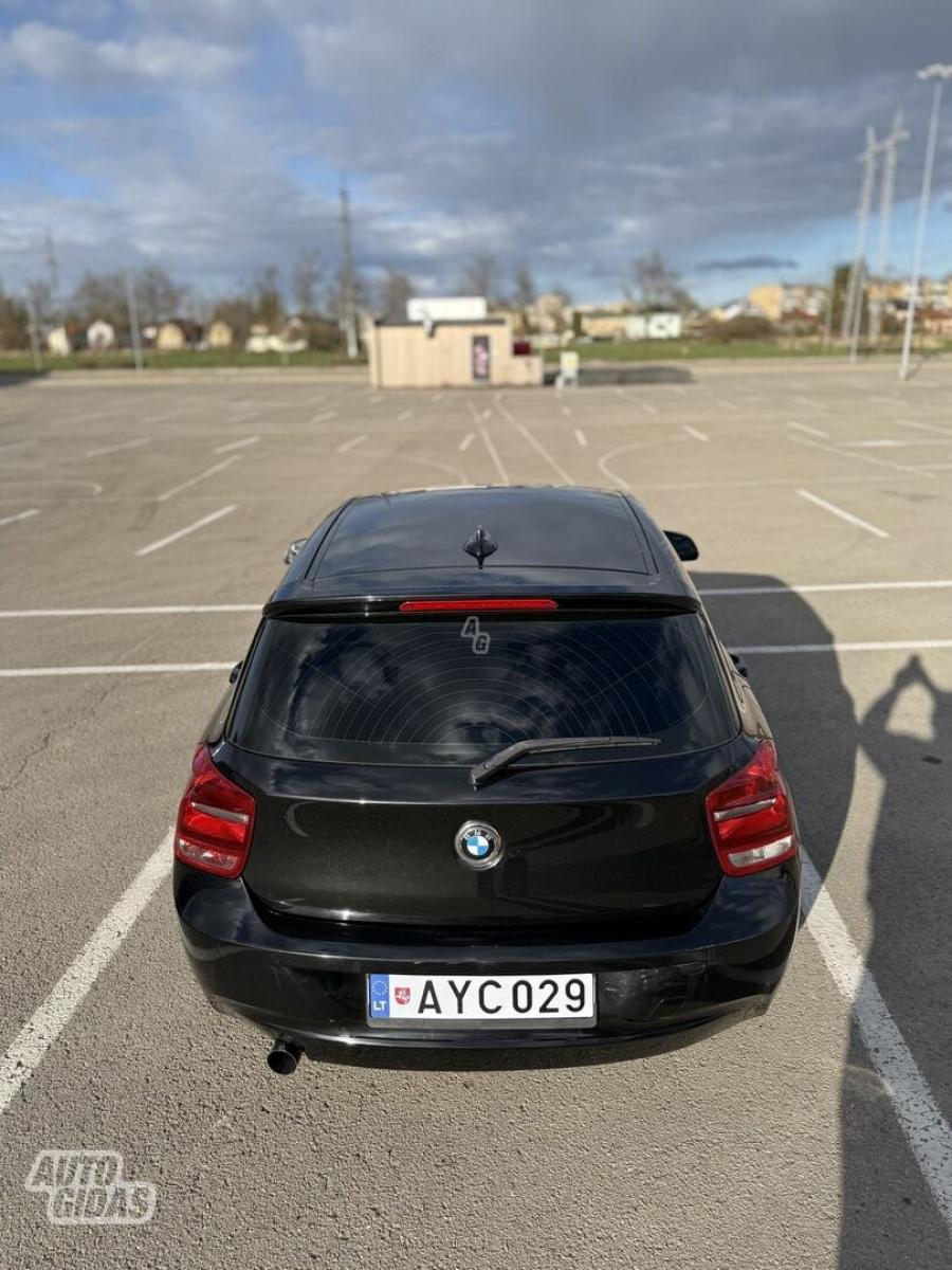 Black BMW 120 2013 in Siauliai, with an engine capacity of 2.00 L and mileage of 163 thousand km for 3999 €, photo 9 on AUTOMOTO.COM.LV