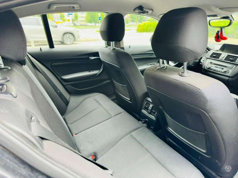 Black BMW 120 2013 in Vilnius, with an engine capacity of 2.00 L and mileage of 260 thousand km for 6700 €, photo 7 on AUTOMOTO.COM.LV