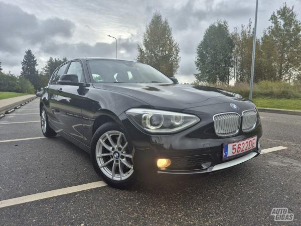 Black BMW 120 2013 in Vilnius, with an engine capacity of 2.00 L and mileage of 254 thousand km for 6399 €, photo 5 on AUTOMOTO.COM.LV