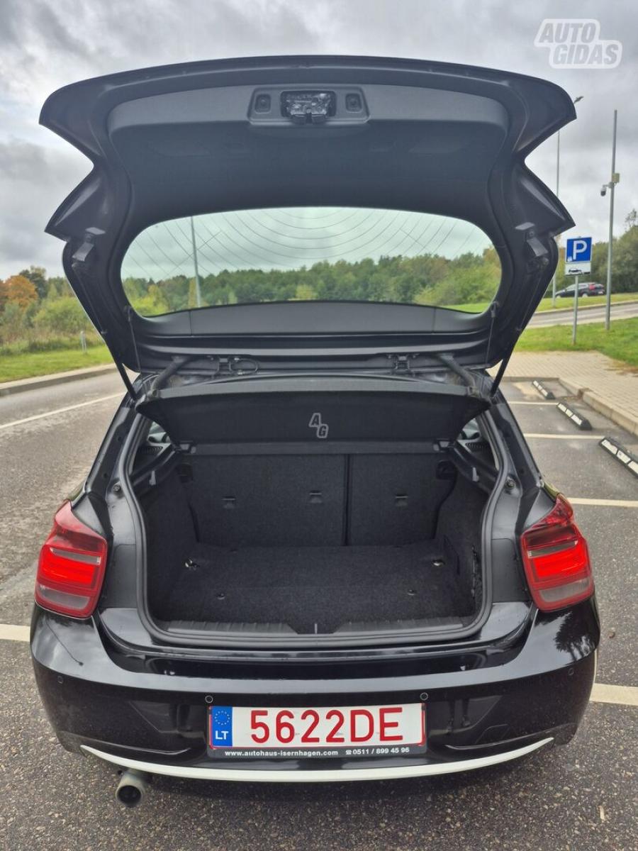 Melns BMW 120 2013 Viļņa, ar dzinēja tilpumu 2.00 L un nobraukumu 254 tūkst. km par 6399 €, foto 24 vietnē AUTOMOTO.COM.LV