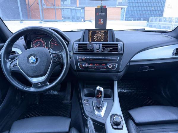Black BMW 120 2014 in Vilnius, with an engine capacity of 2.00 L and mileage of 231 thousand km for 10500 €, photo 9 on AUTOMOTO.COM.LV