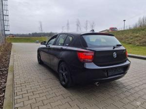 Black BMW 120 2014 in Vilnius, with an engine capacity of 2.00 L and mileage of 212 thousand km for 6190 €, photo 4 on AUTOMOTO.COM.LV