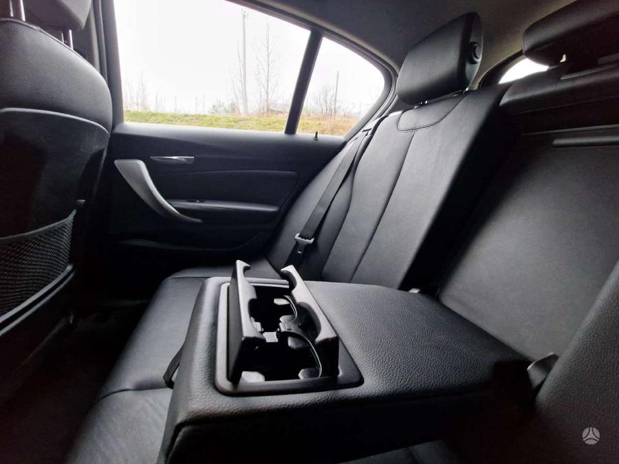 Black BMW 120 2014 in Vilnius, with an engine capacity of 2.00 L and mileage of 212 thousand km for 6190 €, photo 19 on AUTOMOTO.COM.LV