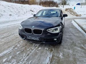 Black BMW 120 2014 in Vilnius, with an engine capacity of 2.00 L and mileage of 212 thousand km for 5999 €, photo 6 on AUTOMOTO.COM.LV