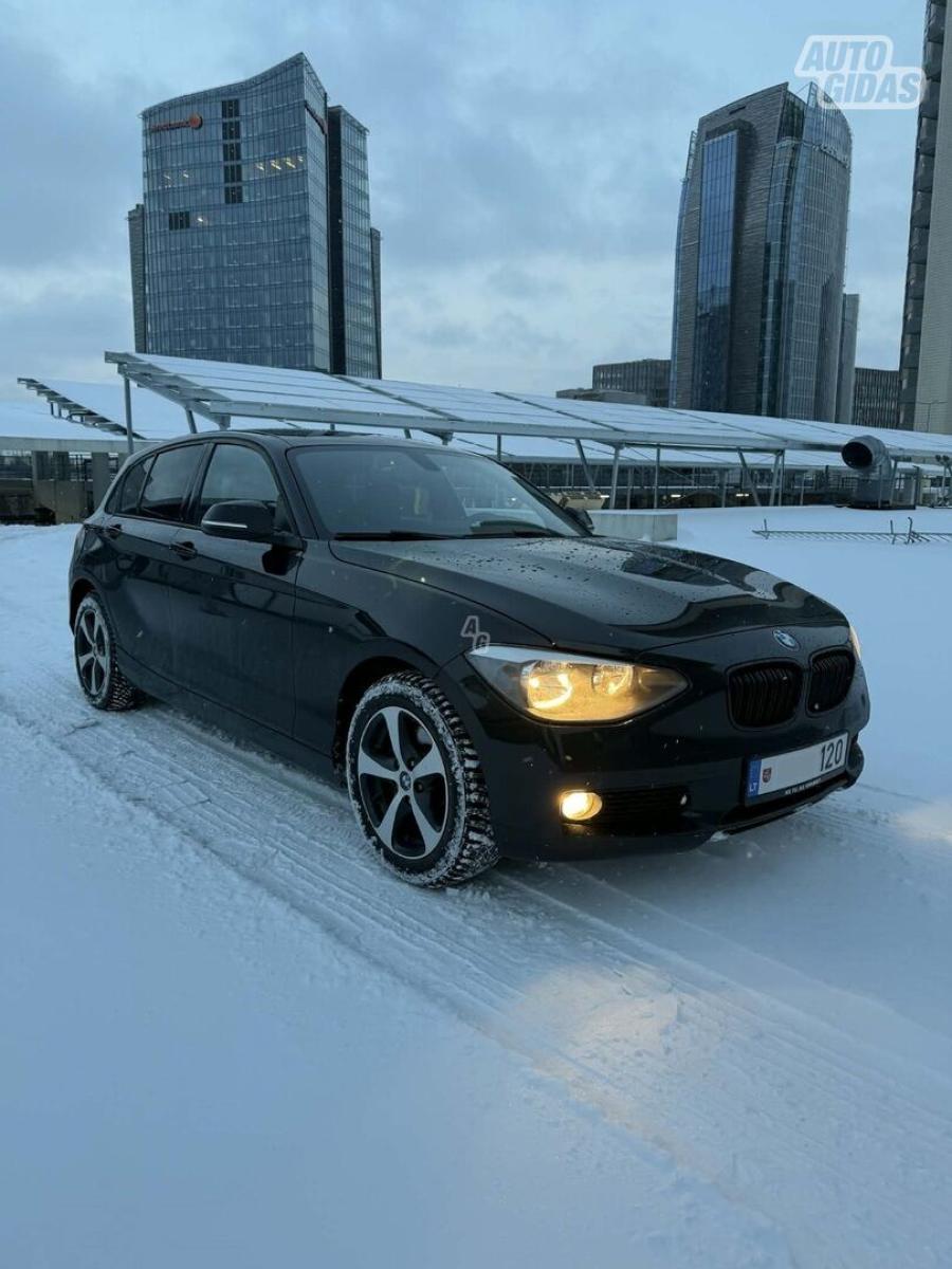 Melns BMW 120 2014 Viļņa, ar dzinēja tilpumu 2.00 L un nobraukumu 231 tūkst. km par 9200 €, foto 3 vietnē AUTOMOTO.COM.LV