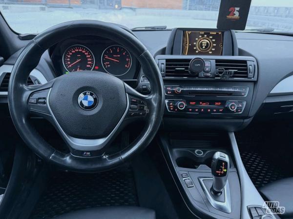 Black BMW 120 2014 in Vilnius, with an engine capacity of 2.00 L and mileage of 231 thousand km for 9200 €, photo 7 on AUTOMOTO.COM.LV