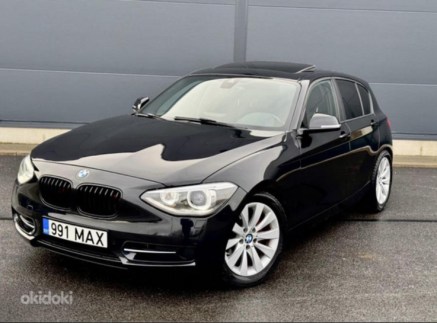Melns BMW 120 2014 Tallina, ar dzinēja tilpumu 2.00 L un nobraukumu 144 tūkst. km par 10500 €, foto 1 vietnē AUTOMOTO.COM.LV