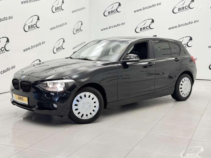 Black BMW 120 2014 in Vilnius, with an engine capacity of 2.00 L and mileage of 232 thousand km for 8500 €, photo 1 on AUTOMOTO.COM.LV