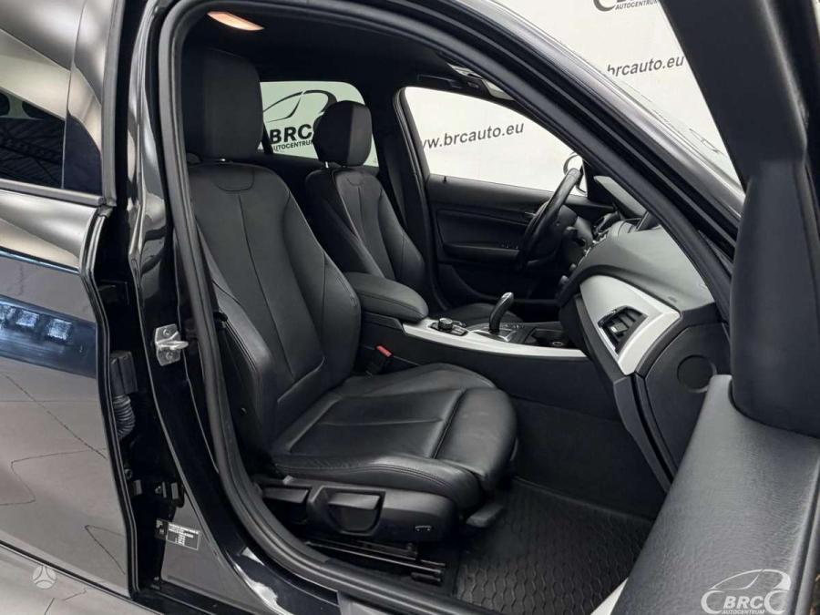 Black BMW 120 2014 in Vilnius, with an engine capacity of 2.00 L and mileage of 232 thousand km for 8500 €, photo 9 on AUTOMOTO.COM.LV