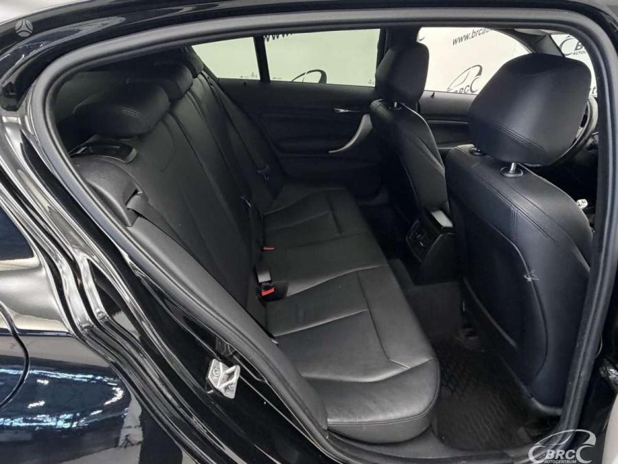 Black BMW 120 2014 in Vilnius, with an engine capacity of 2.00 L and mileage of 232 thousand km for 8500 €, photo 12 on AUTOMOTO.COM.LV