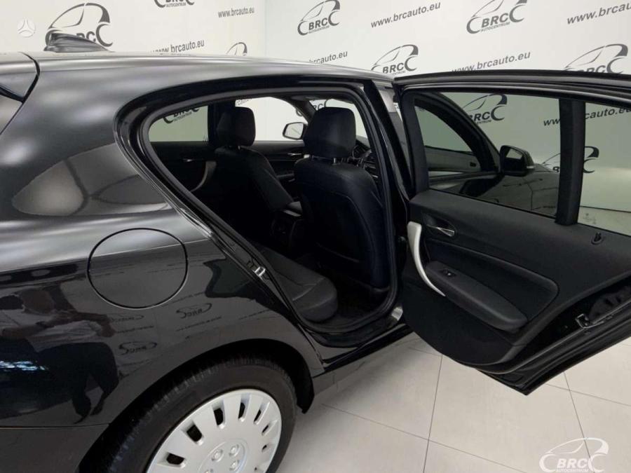 Black BMW 120 2014 in Vilnius, with an engine capacity of 2.00 L and mileage of 232 thousand km for 8500 €, photo 14 on AUTOMOTO.COM.LV